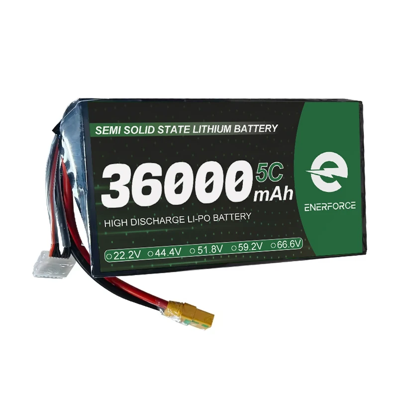 Enerforce 4.4V Semi Solid State 36000mah 6S 12S 14S 5C Lithium Ion ...