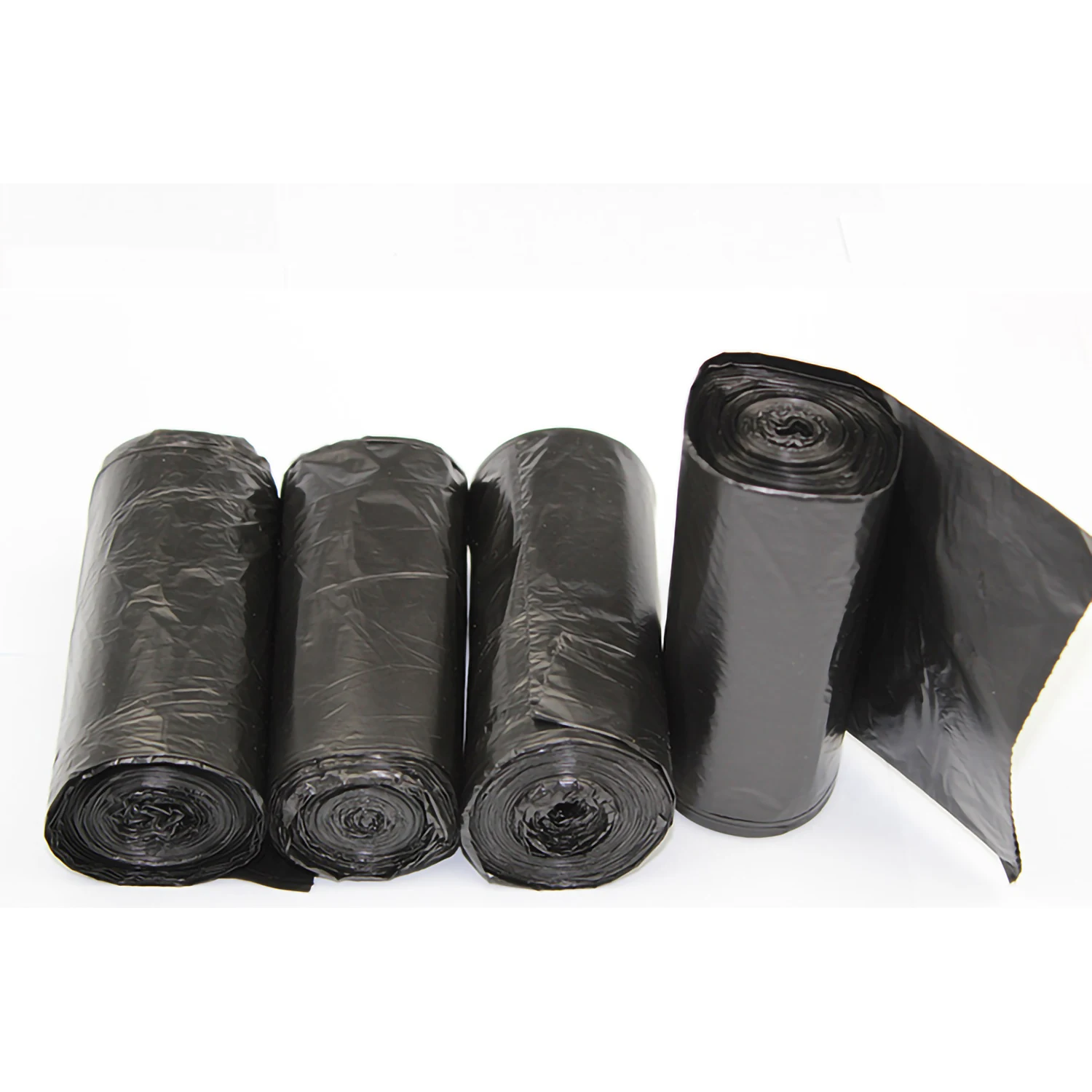 Taiyang Heavy Duty PE Plastic Trash Liners Side Gusset Garbage Bags Big ...