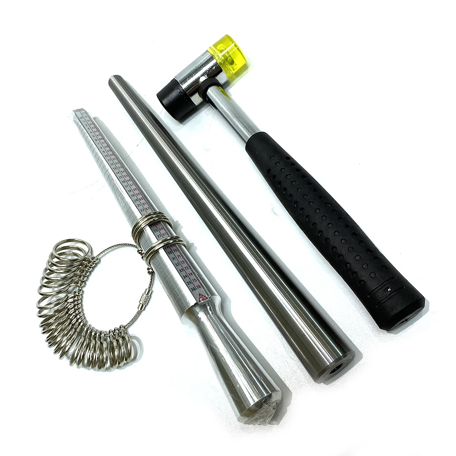 Jewelry Tool Ring Tools Ring Mandrel Stainless Steel Stick Finger Sizer ...