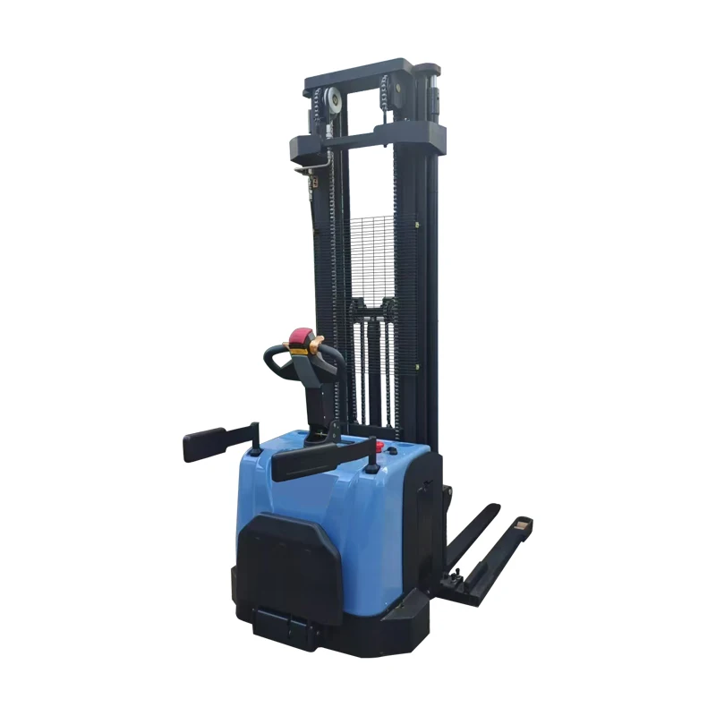2024 New Style Full Electric Stacker 1T 1.5T 2T Straddle Leg Pallet ...