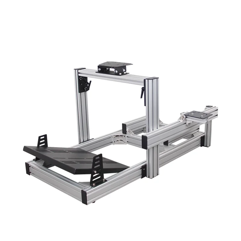 Motion Adjustable Aluminum Cockpit Black/ Silver Anodized 4080 Aluminum ...