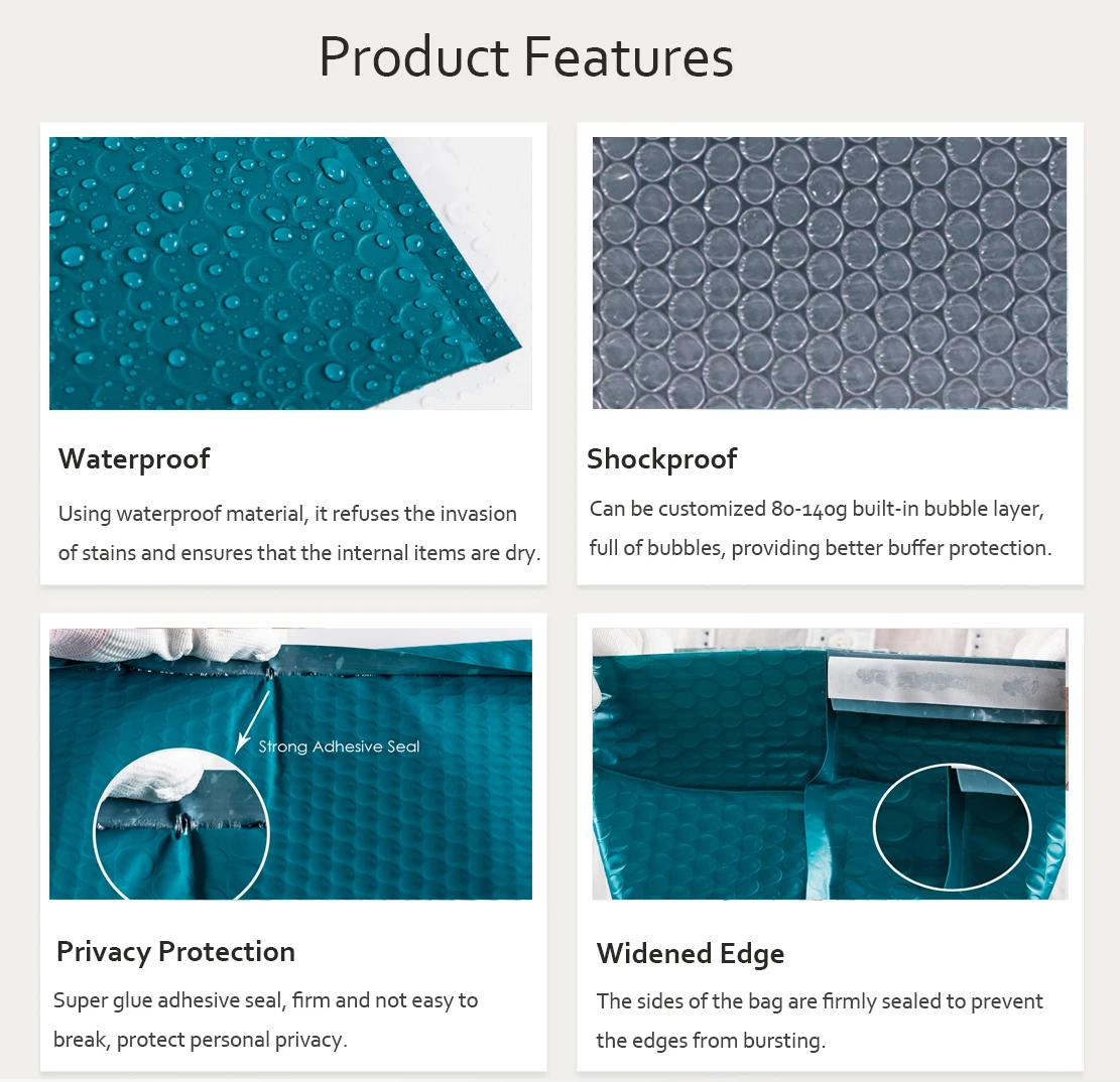 Poly Bubble Envelopes Bubble Padded Mailing Bags Self-adhesive Padded ...