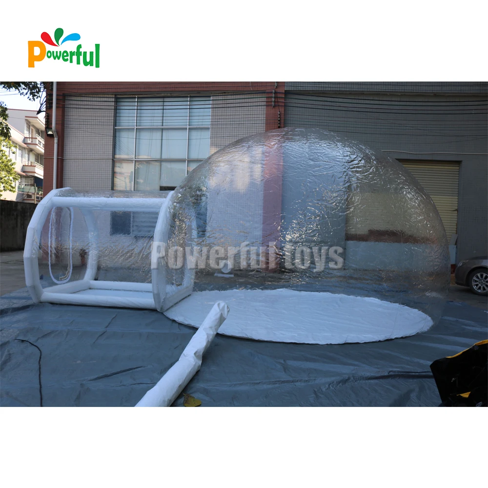 Glamping Outdoor Bubble Tent House Inflatable Transparent Bubble Tent ...