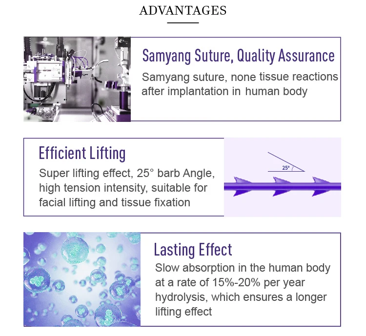 29g 50mm Mono Pod Thread Lift Korea 26g 27g 29g 30g Needle - Buy 26g ...