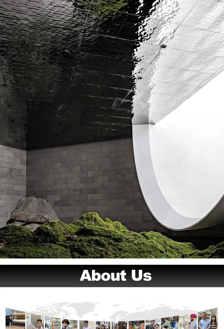 3D Water Ripple Wall Panel Bamboo Charcoal Wood Veneer