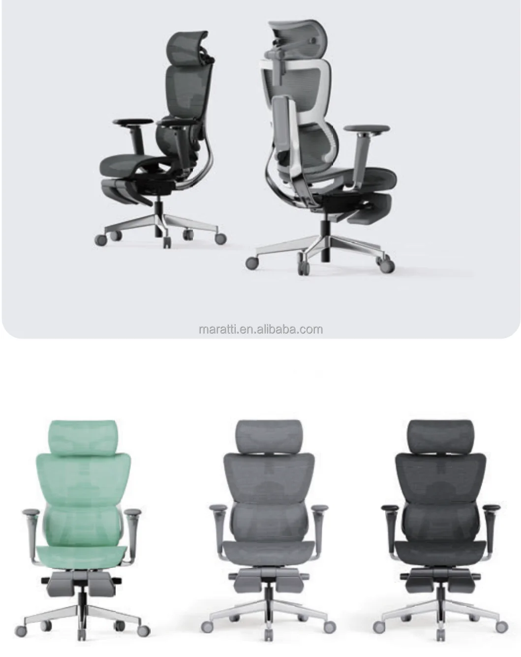 All Mesh Office Chair Design Ergonometric Design High Back Ergonom ...