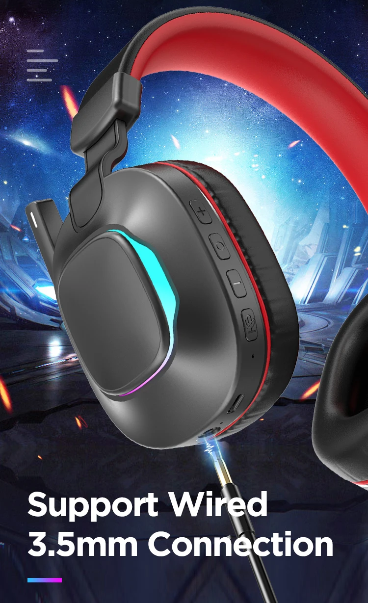 RGB Gaming Headset - OEM Manufacturer with Adjustable Mic