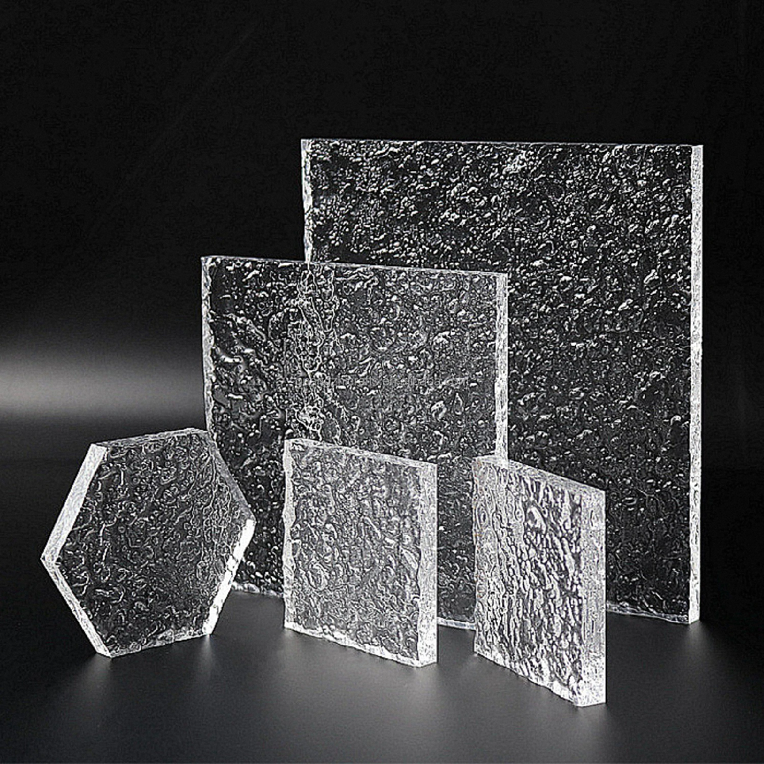 Transparent Acrylic Stone Pattern Display Frame Acrylic Jewelry Props ...