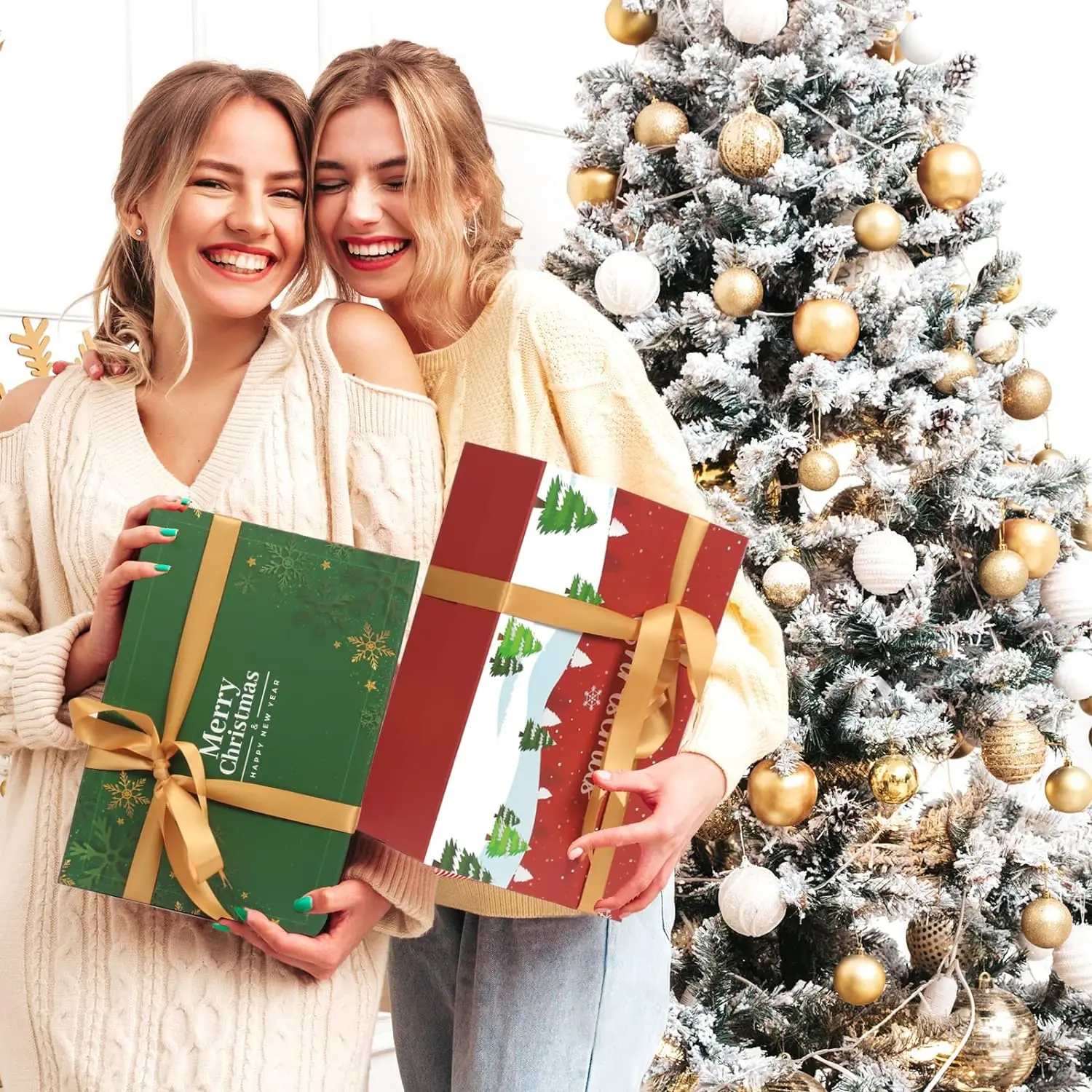 2024 New Design Foldable Paper Boxes Chocolate Packaging Box Christmas ...