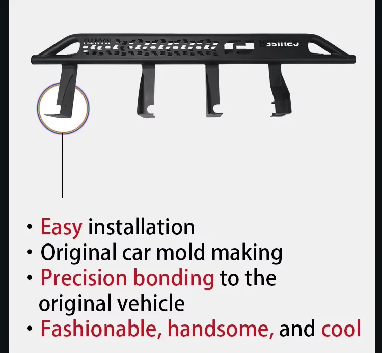 Aluminum Steel 4x4 Pickup Off-road Auto Parts Universal Running Board ...