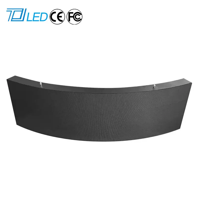 Splicing Curved Led Tv Screen Full Color Indoor Module P4 Flexible Led ...