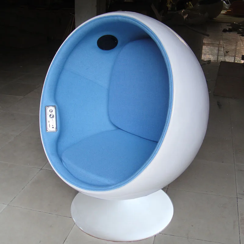 Modern Furniture Cheap Standing Swivel Fiberglass Adult Size Round Egg ...
