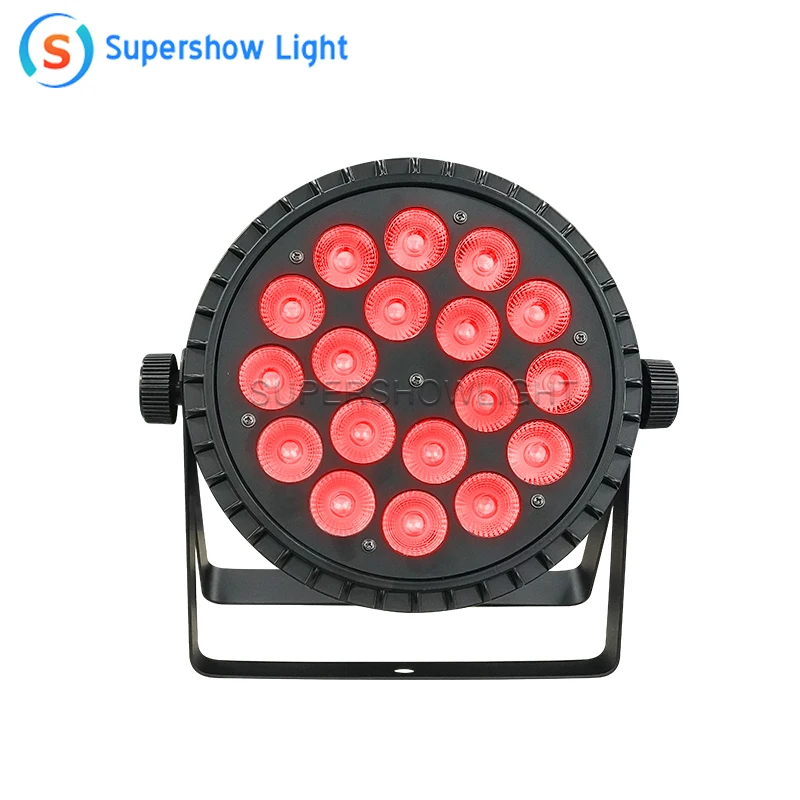 Supershow Slim Flat Par Led 18x18 RGBWA UV 6in1 - Stage Light