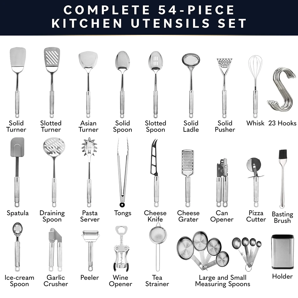 Hot Selling Stainless Steel Kitchen Gadgets Cooking Tools Stainless ...
