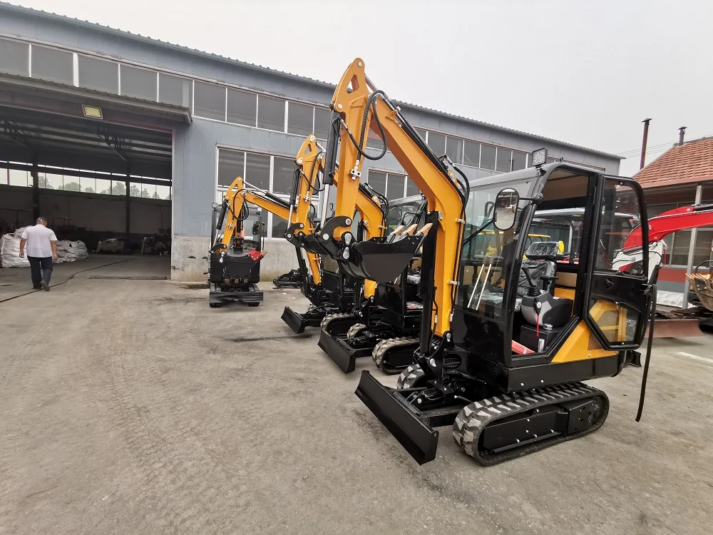 New 2.0 Ton Operating Weight Mini Digger Excav Mini Crawler Excavator ...