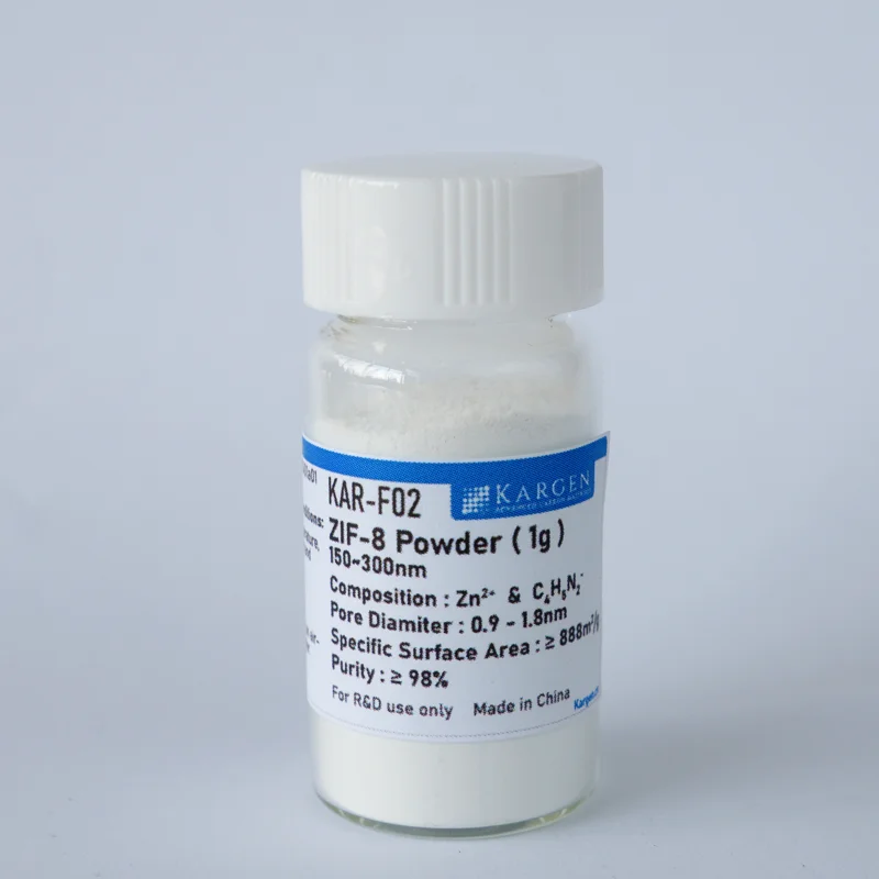 Metal Organic Frameworks Mofs Zif-8 Powder Cas 46201-07-4 Kar-f02 Ideal ...
