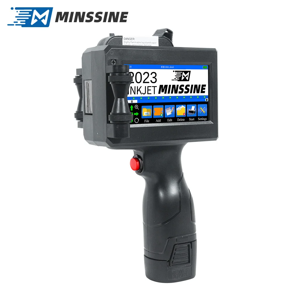 Tij Portable Barcode Qr Glass Bottle Expiry Batch Date Code Printing ...