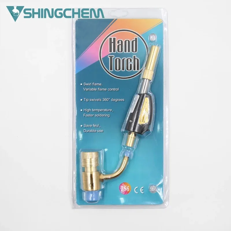 Brass MAPP Gas Soldering Brazing Welding Plumbing Gun Tool Hand Torch ...