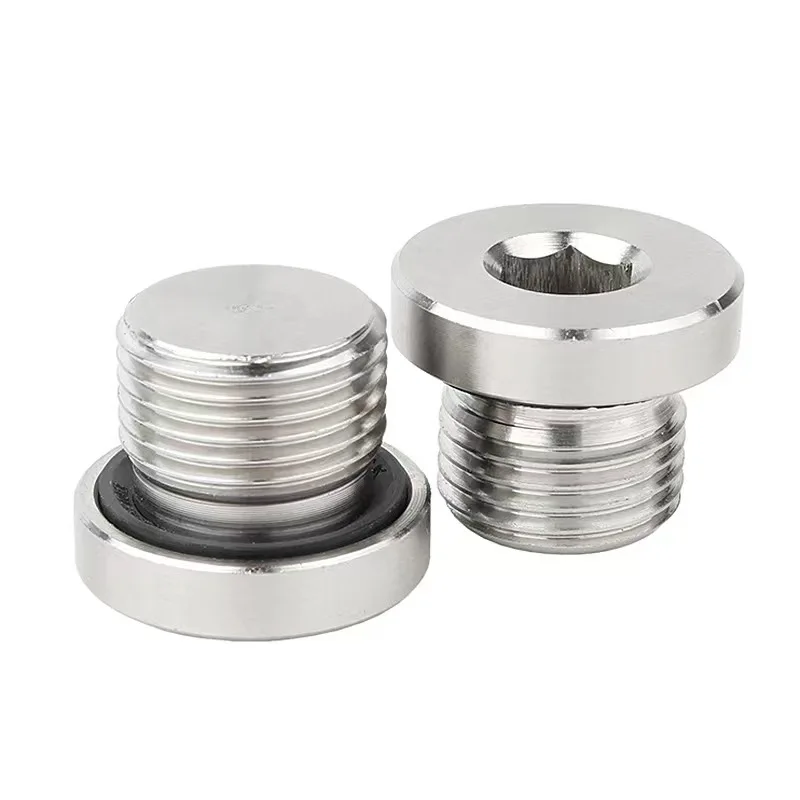 Customized Stainless Steel Npt Threaded Plug M2 M3 M4 M5 M6 Hexagon ...