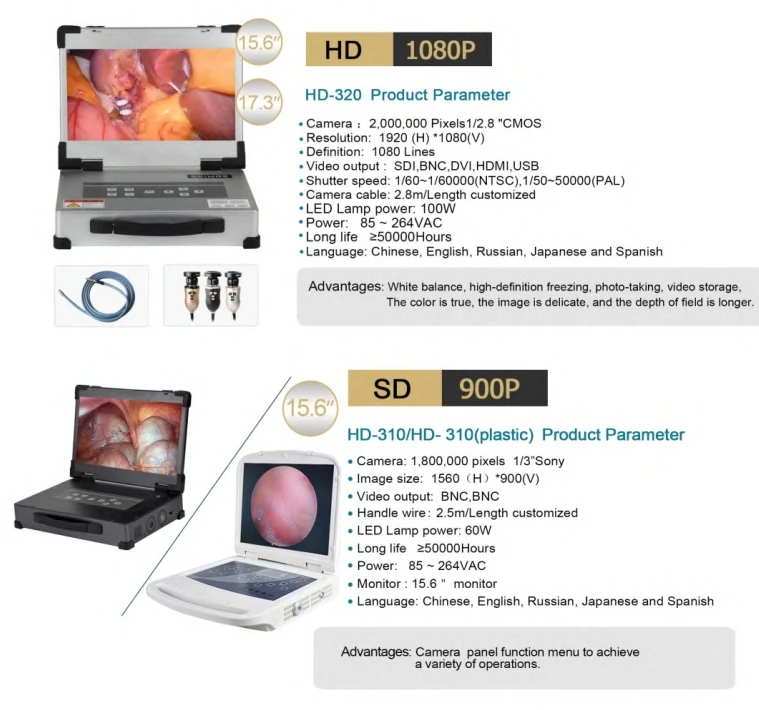 Endoscopy Camera System - Full HD Laparoscopy Tower
