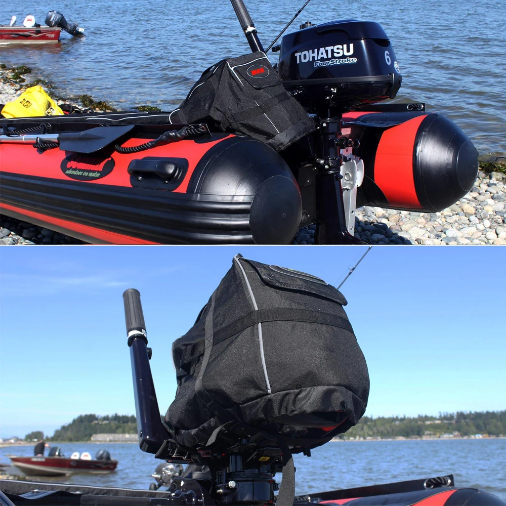 Universal Outboard Boat Motor Cowling Cover With Carrying Handle And ...