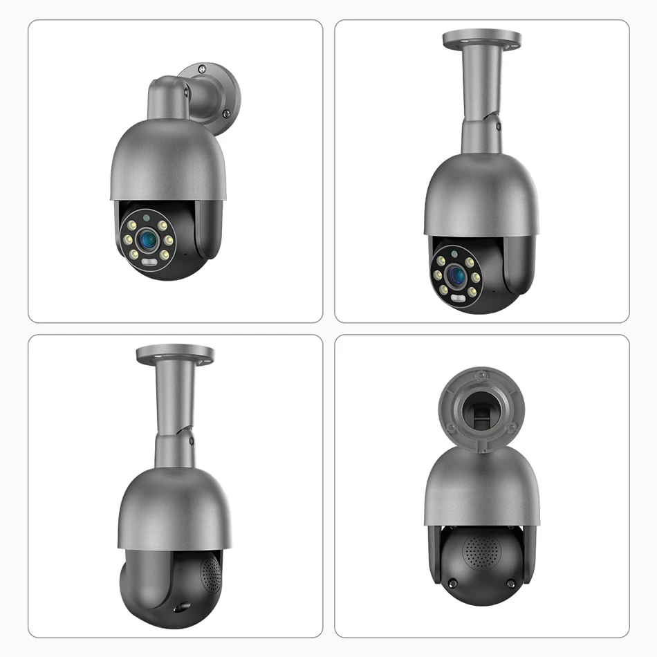Two Way Audio Night Color Vision Poe Ip66 Waterproof Ptz Cameras 4k 8mp ...