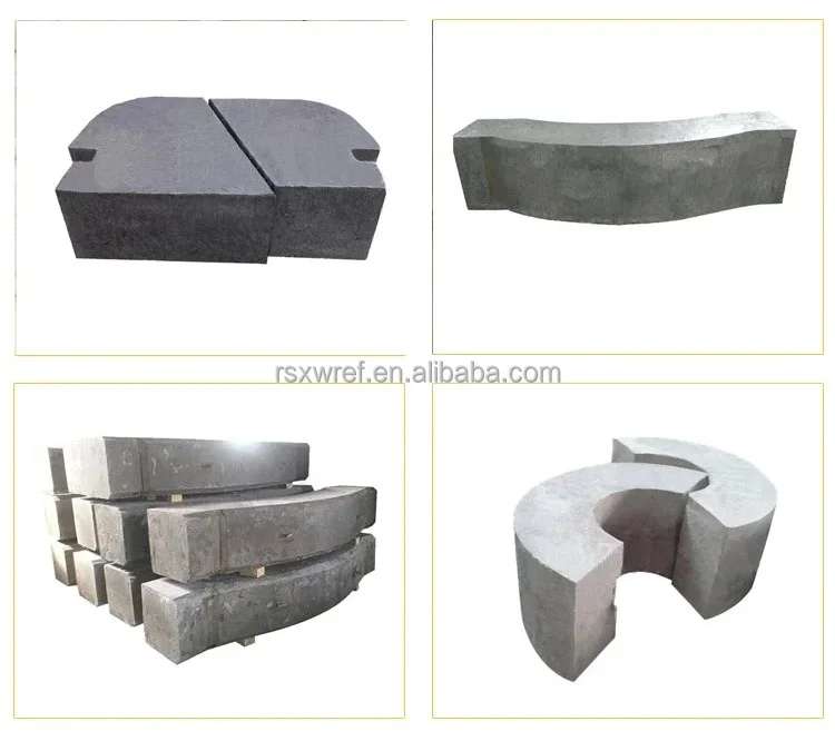 Kilns Precast Shapes Precast Blocks Refractory Prefabricated Parts ...