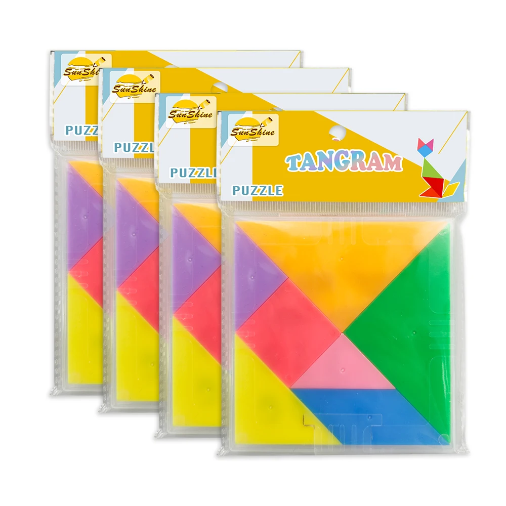 2023 Custom Tangram Puzzles Thinking Plastic Puzzles for Kids and Adults| Alibaba.com
