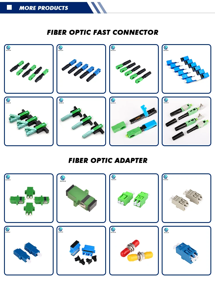 Fiber Optic Connectors Fast Field Connector Sx Core Esc250d Sc/upc Sc ...