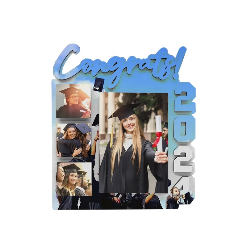 Diy Design Printable 3d Steric Graduation Congrats 2024 Picture Plaque ...