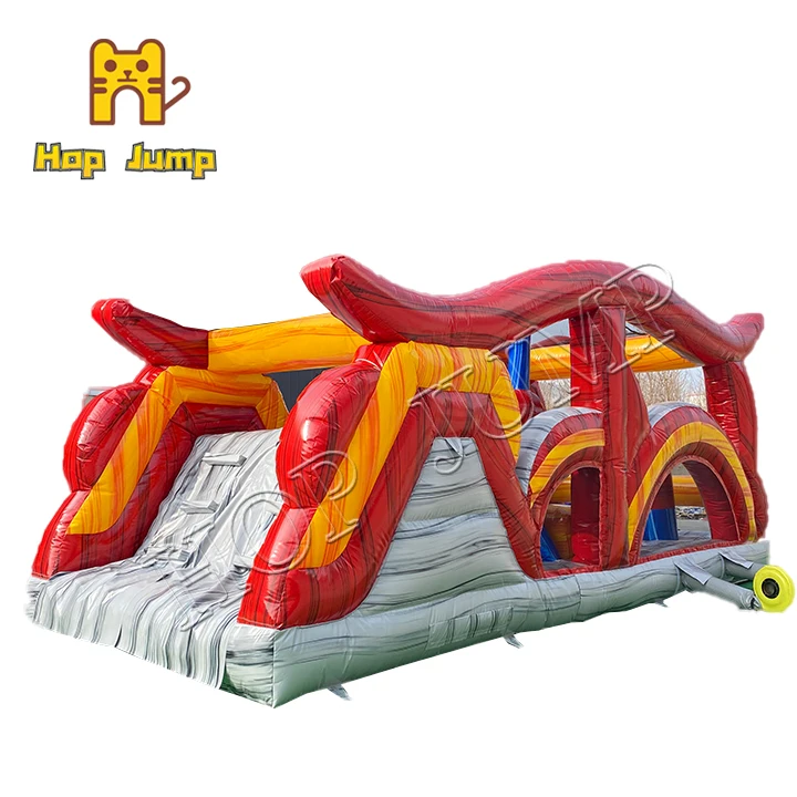 Outdoor Pvc Bouncy Castle Inflatable Obstacle Sports Field Children's ...