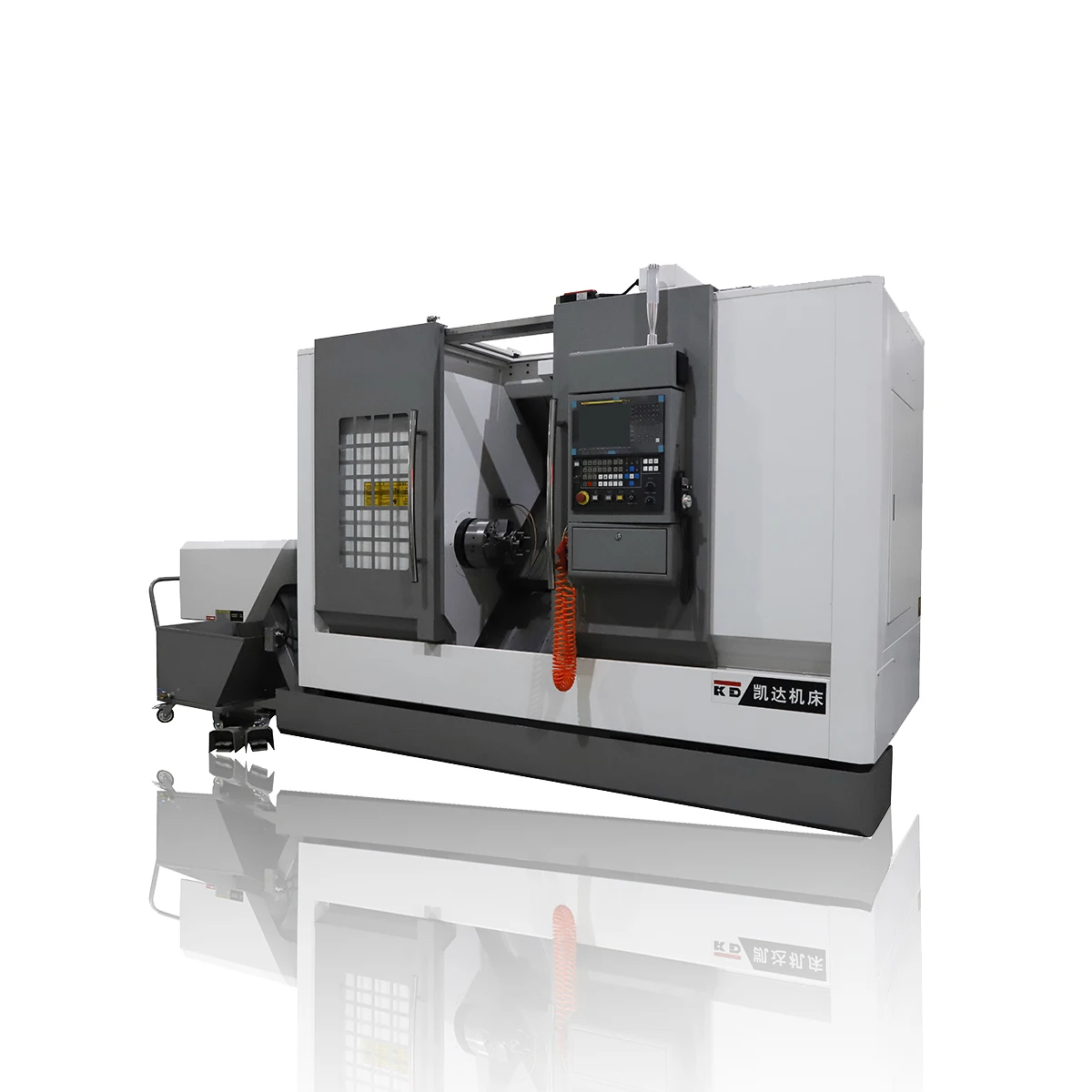 automatic lathe CNC slant bed lathe machine| Alibaba.com