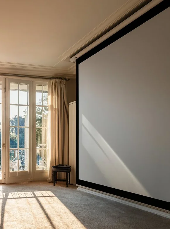 2025 Telon 100 120-400 Inch 4k Motorized Electric Projector Screen