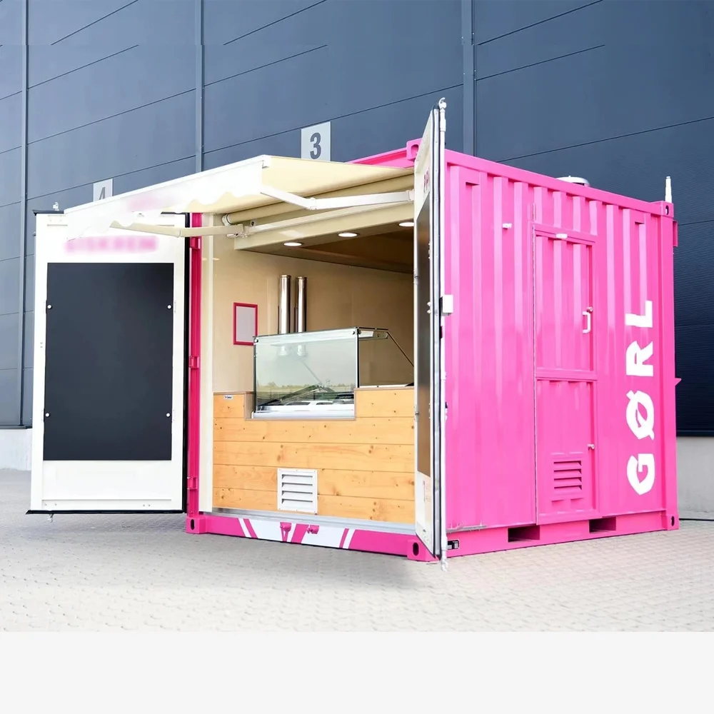 New Model Pop-up Container Kitchen Restaurant Booth,Food Kiosk Shipping ...