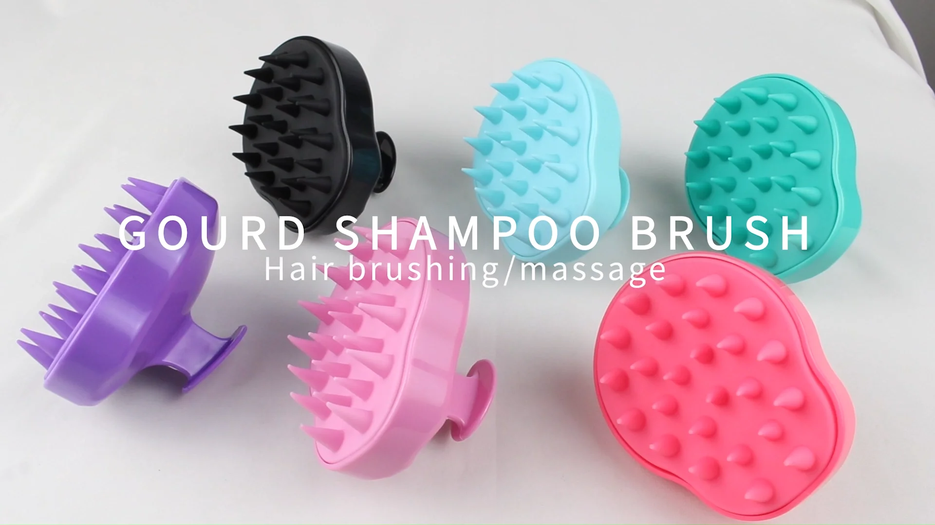 Scalp Massager Shampoo Brush With Soft Silicone Bristles For Hair Care Exfoliating Shower