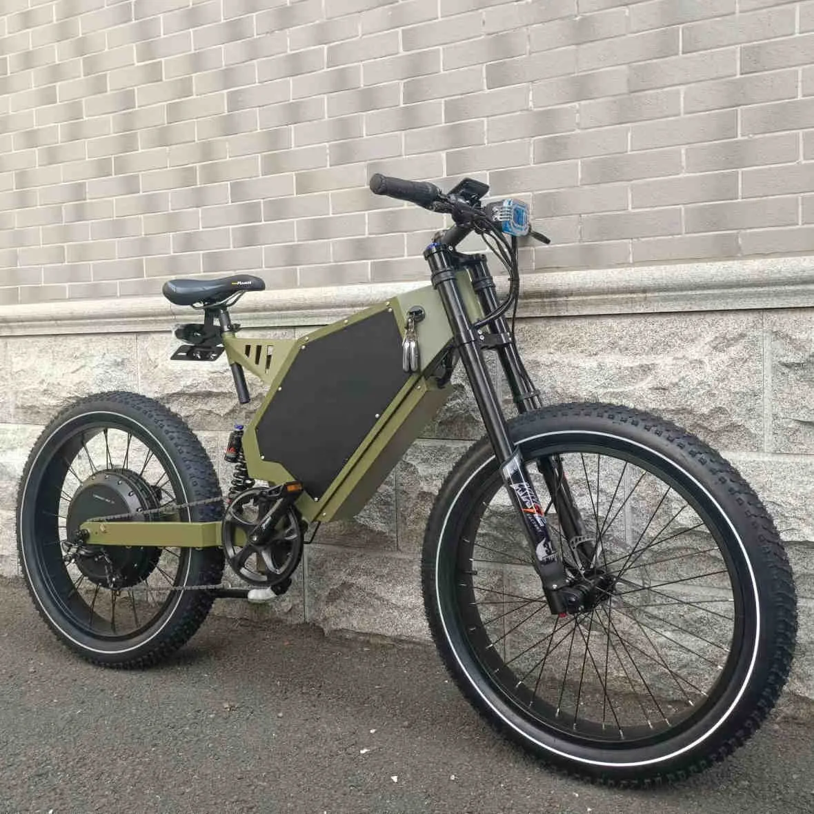 Most Popular Green Color Ebike 8000w 72v 40ah Electric Bike UK Enduro ...
