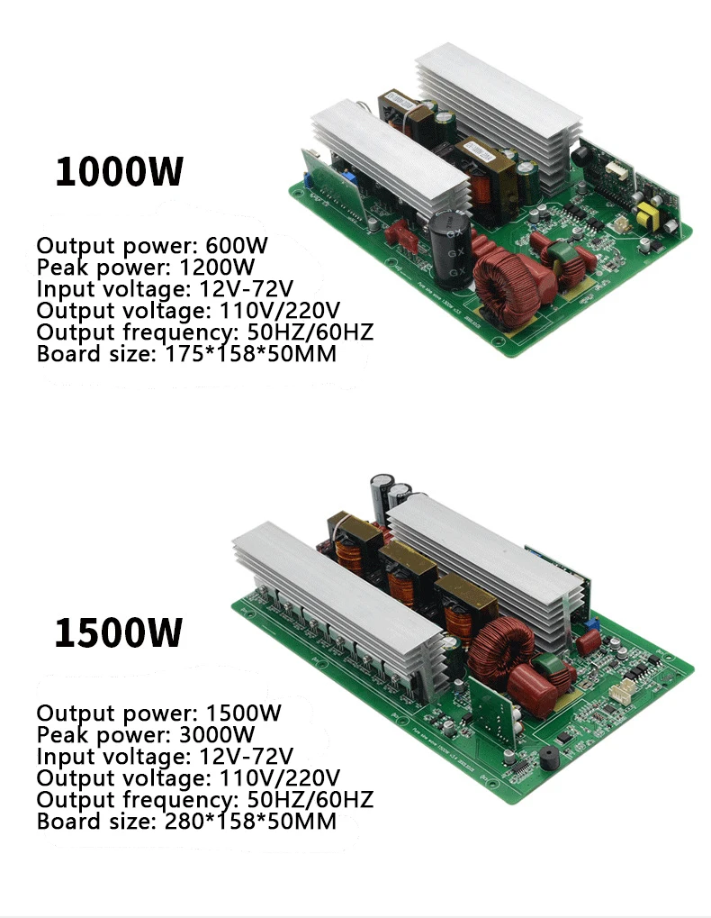300w 1000w 2000w 3000w Circuit Board For Power Inverter 12v To 220v Pcb ...