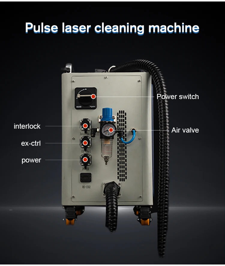 DMK 200W High Efficiency Laser Cleaning Machine for Rust Removal