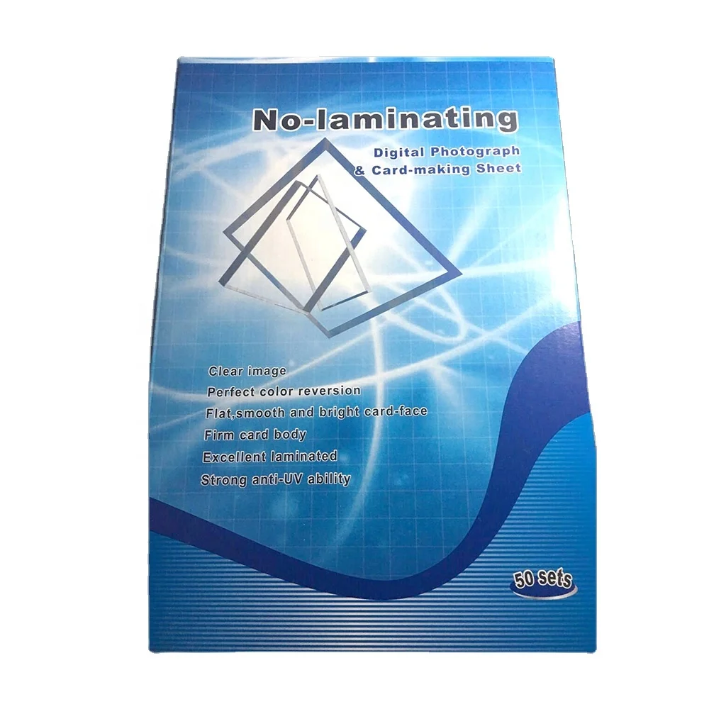 Inkjet Printable PVC Sheets for ID Cards - Glossy & Transparent