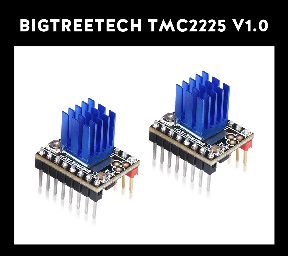 Bigtreetech Tmc2225 V1.0步进电机驱动器uart 2a 3d打印机零件vs Tmc2208 Tmc2209 Tmc2130 Tmc5160适用于skr V1.3迷你e3 ...