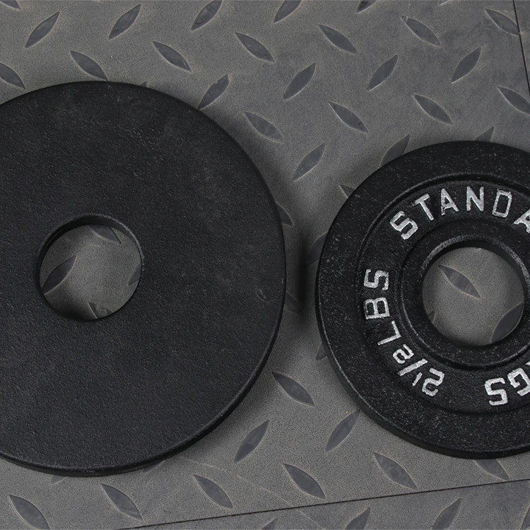LBS Free Weight Plate Set Cast Iron Standard Dumbbell Weight Plates ...