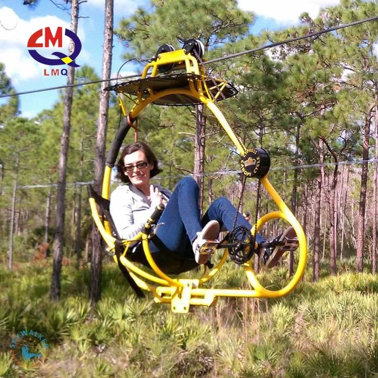 Ziplines Cable Car Ropeway Equipment for Amusement Parks