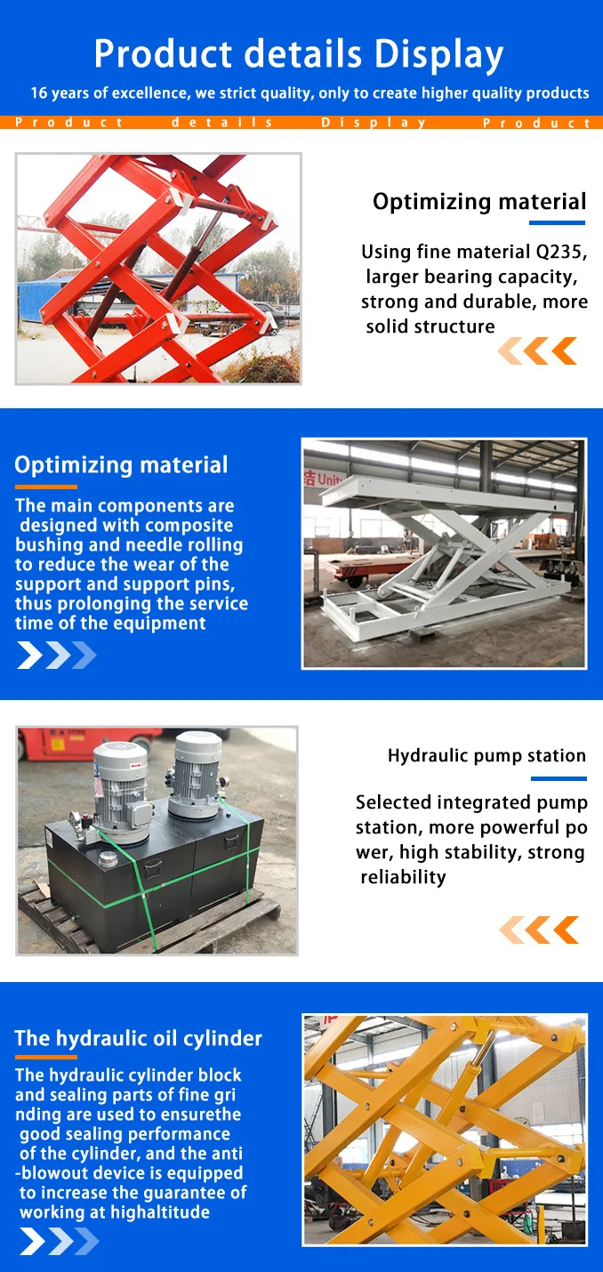 Customized Hydraulic Scissor Lift Platform - 5 Ton X-lift