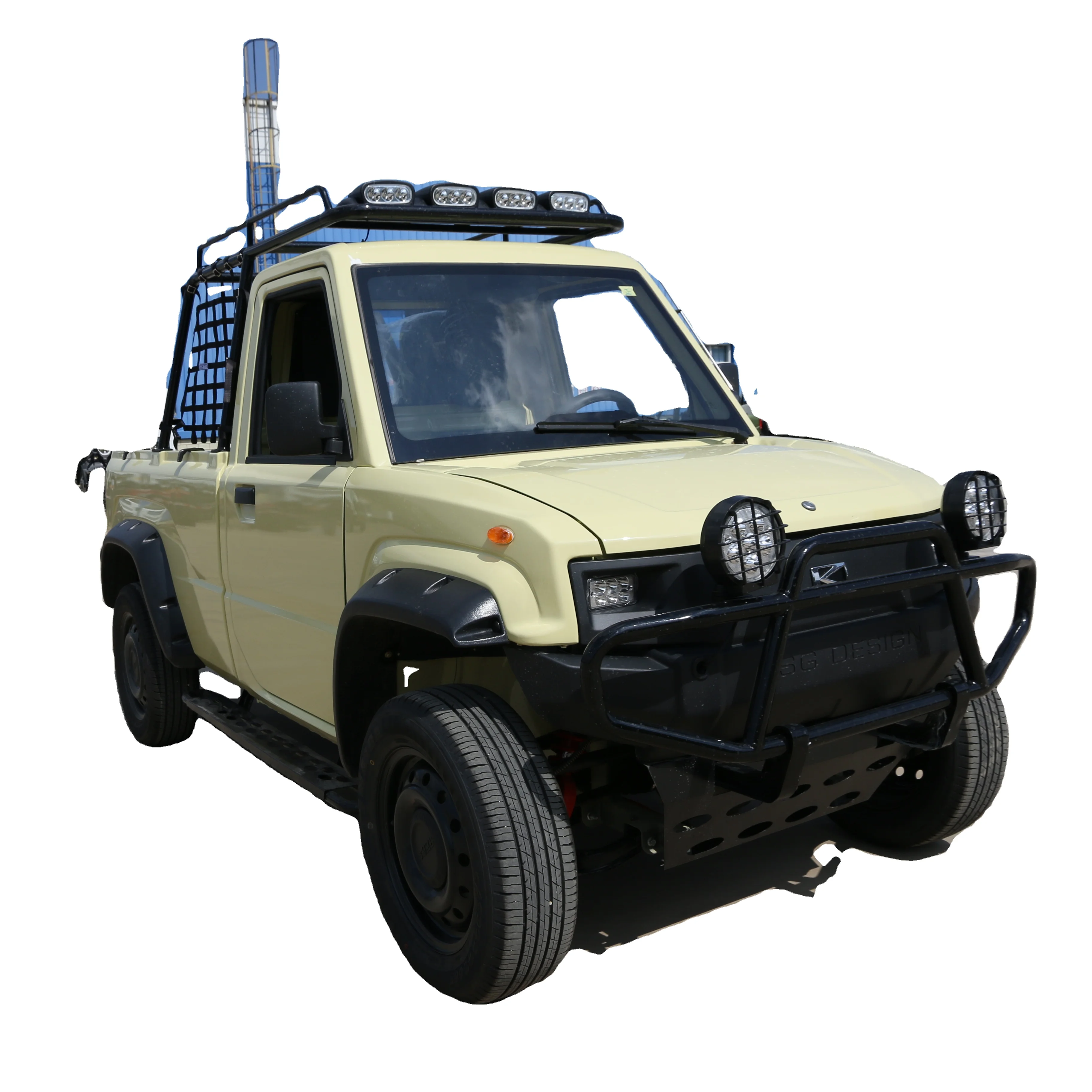 China Electric Mini Truck 4x4 Pickup 2 Seater Single Cab Pickup Truck ...