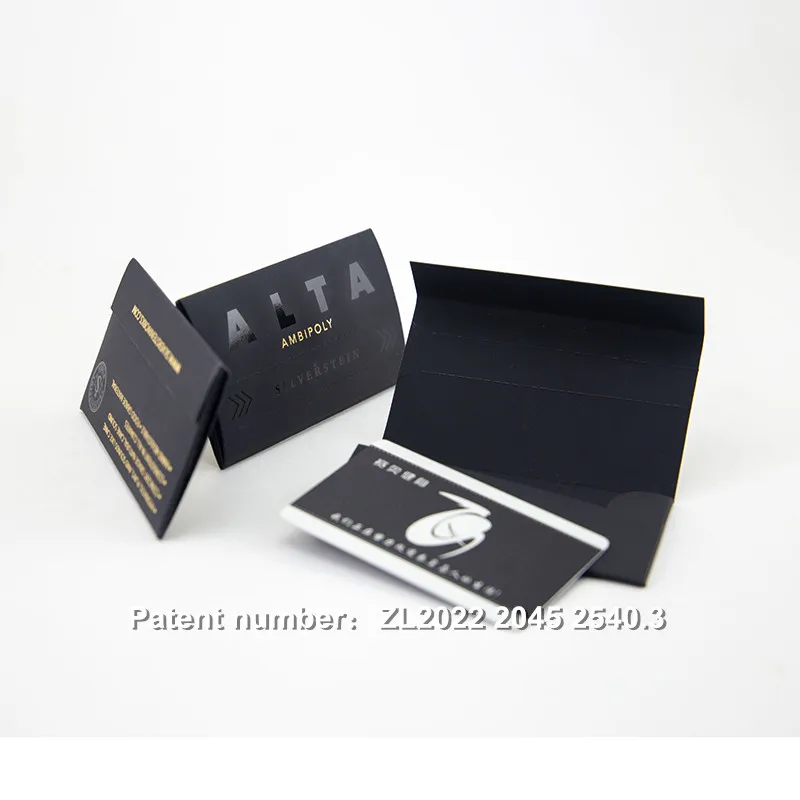 Custom Logo Printing Rubbery Cardboard Paper VIP Member Card Envelopes