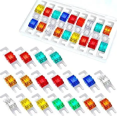Multicolor MINI ANL Fuse 40 50 70 100 125 Amp Automotive Inline Fuse ...