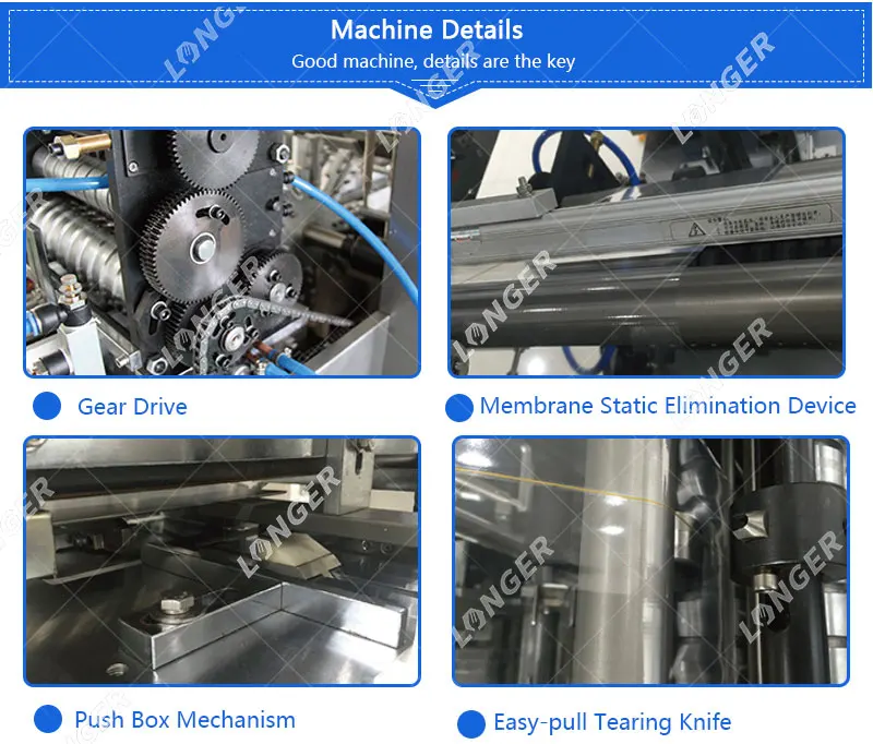 Automatic Chocolate Candy Wrapper Over Wrapping Packaging Tea Packing ...