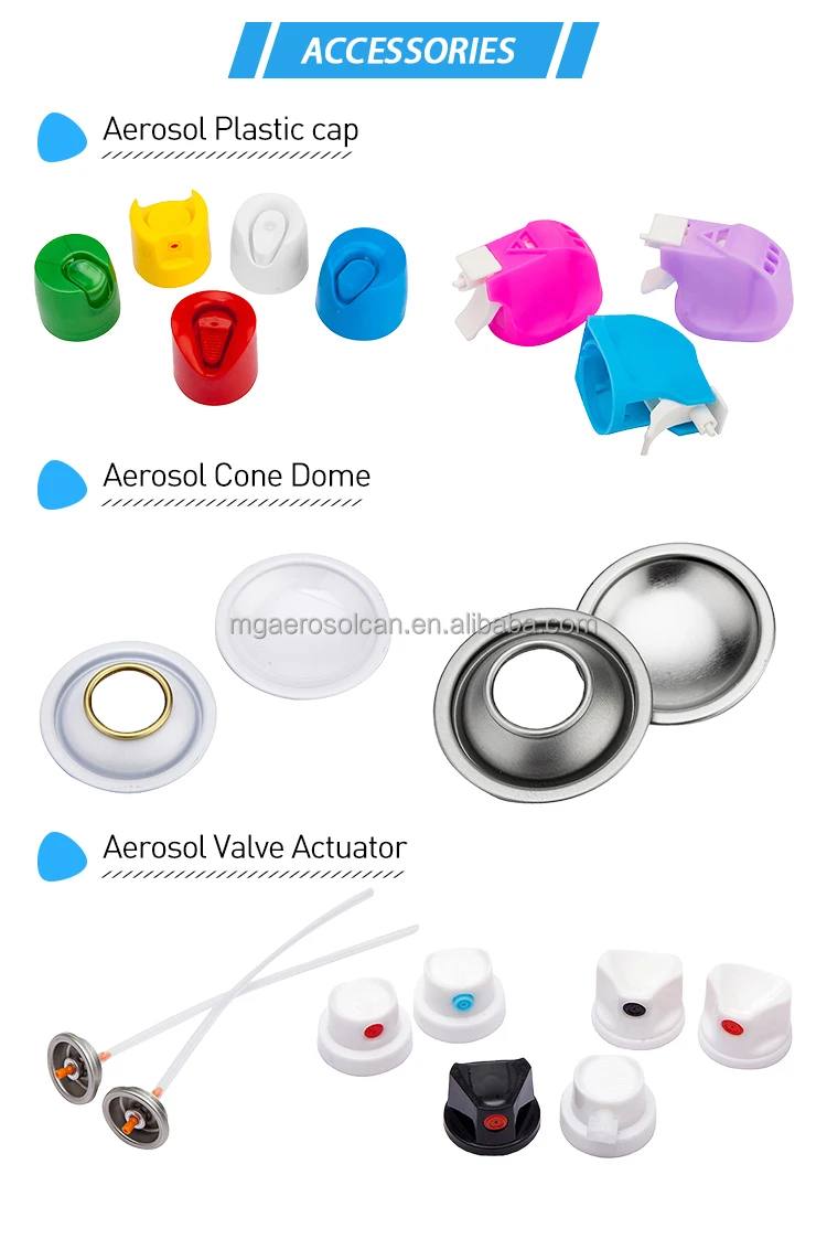 Factory Aerosol Can Plastic Cap - Non Spill & Customizable