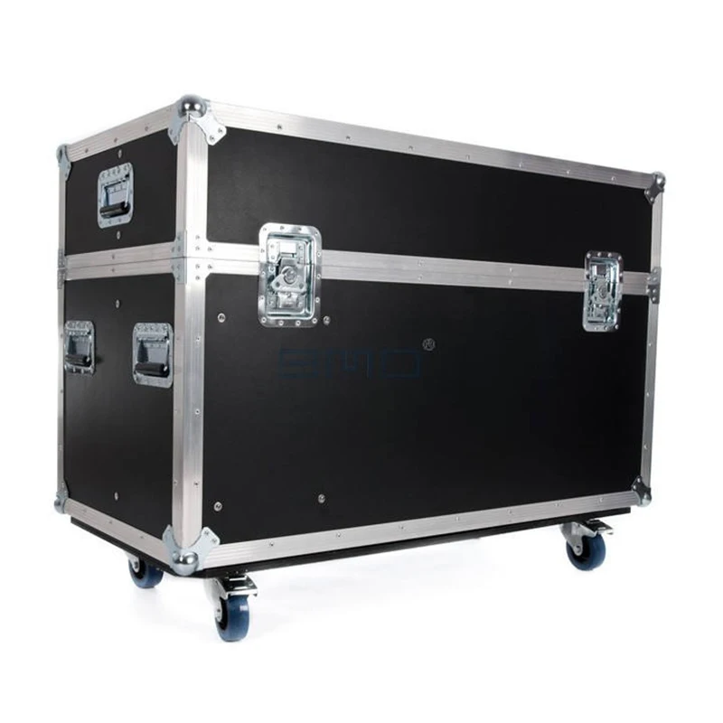 Flight Aluminum Road case Huge Transport case for TV Screen Black ...