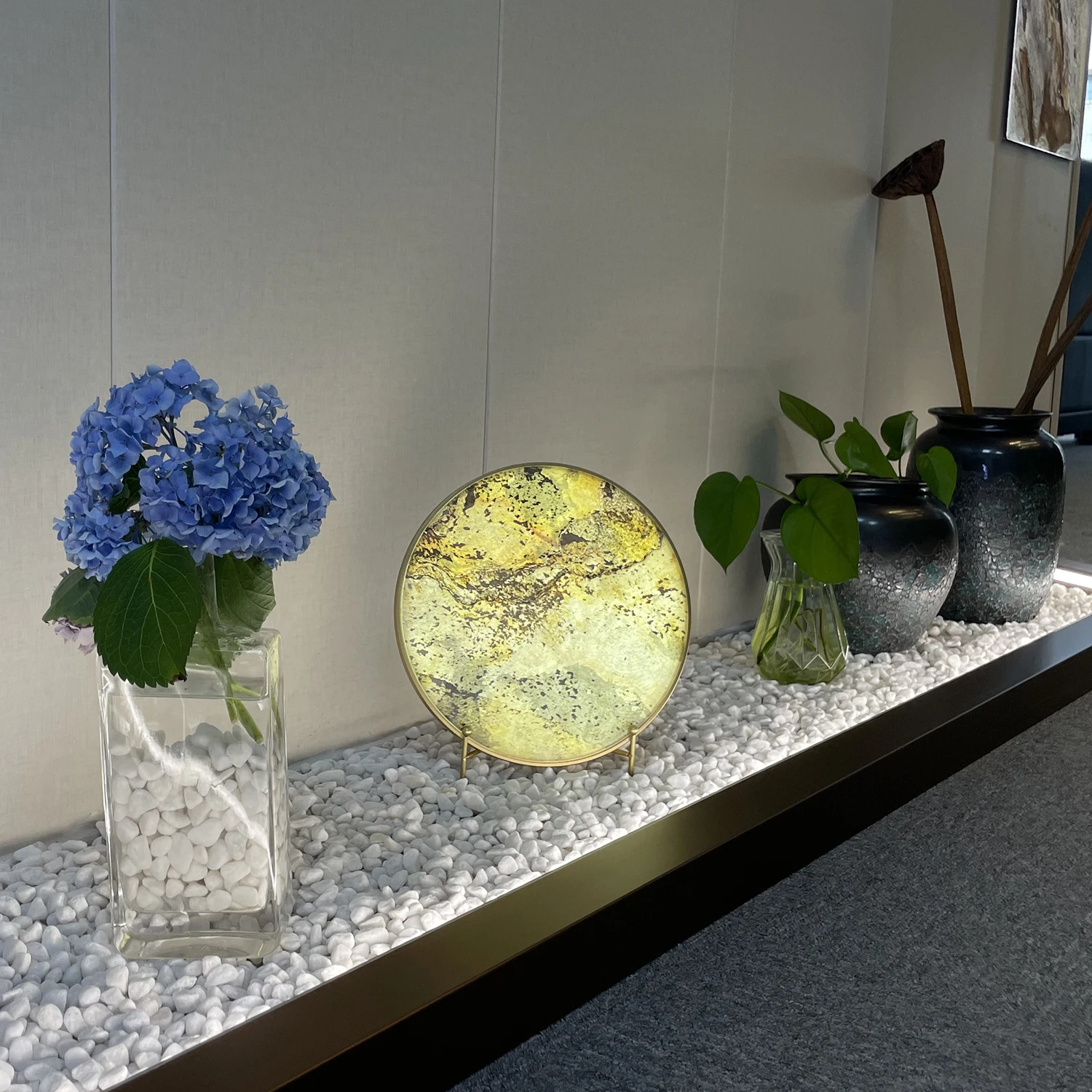 Stone Stack Cladding Backlighting Countertops Golden Supplier Stone ...